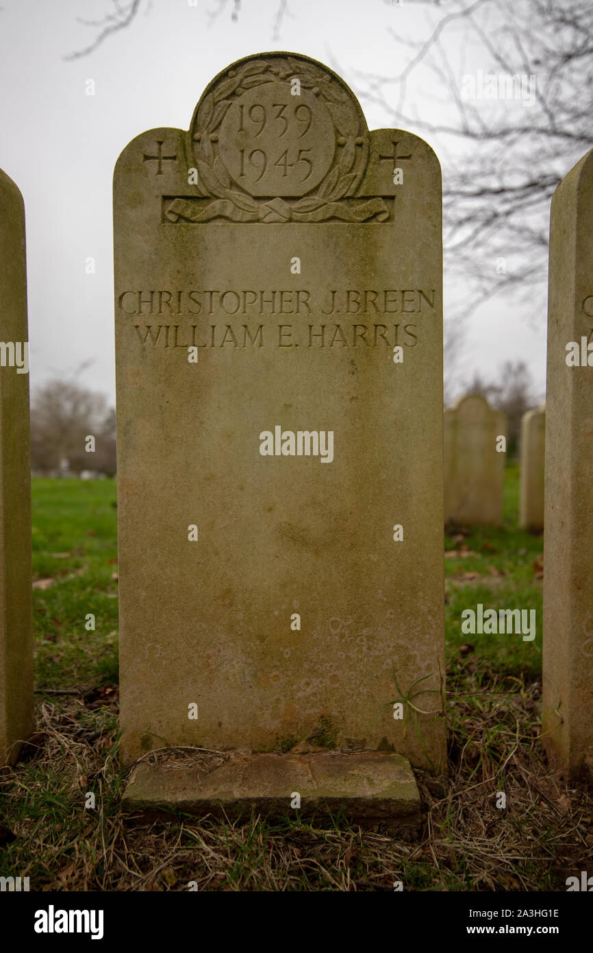 The 1939-1945 Bath Air Raid Grave of Christopher James Breen and ...