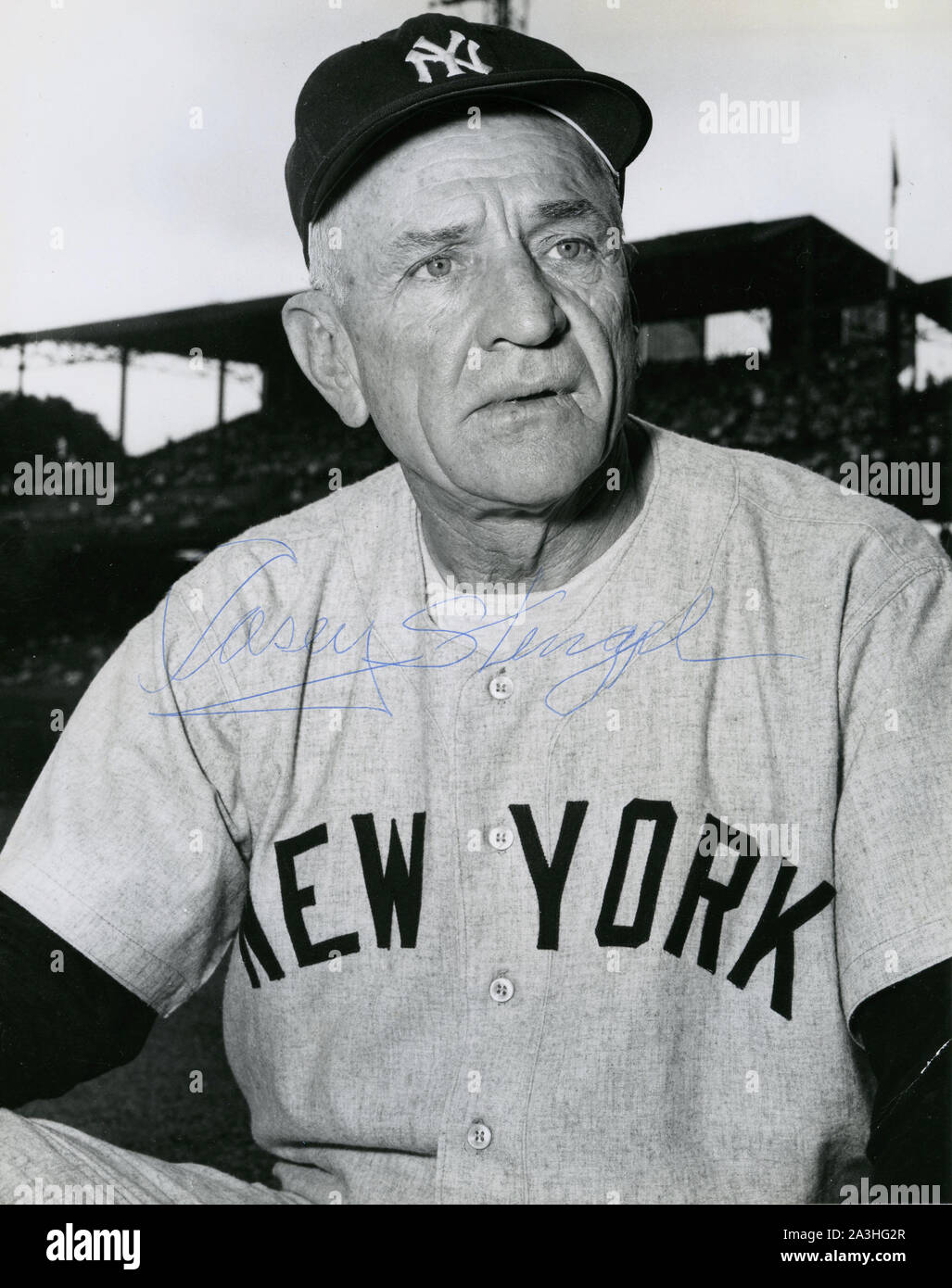 1950s era autographed black and white photo of Hall of Fame New York ...