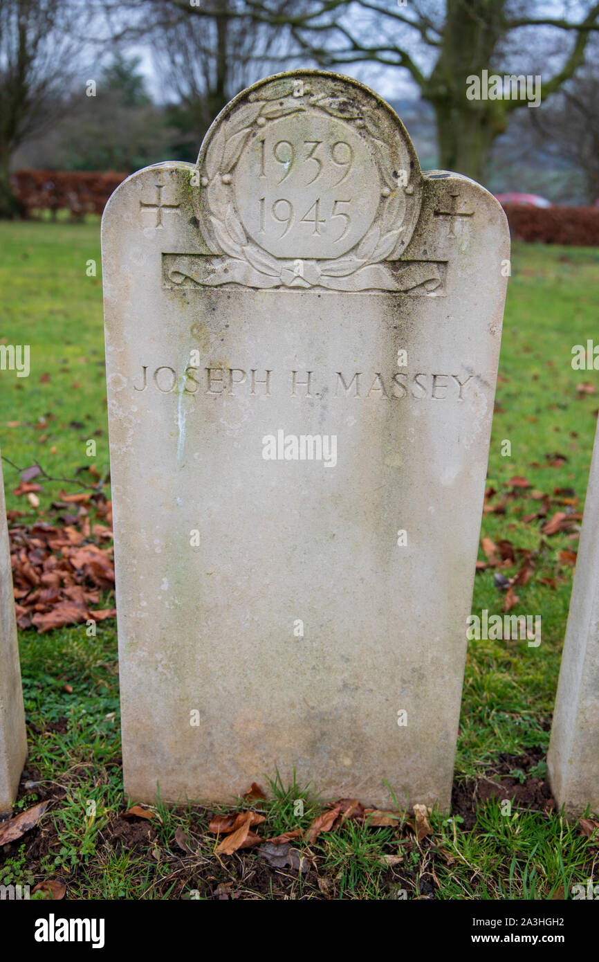 The 1939-1945 Bath Air Raid Grave of Joseph Henry Massey at Haycombe ...