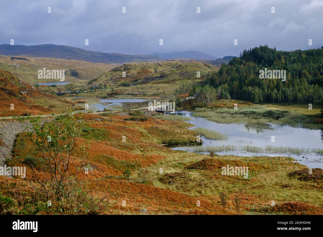 Scourie road hi-res stock photography and images - Alamy
