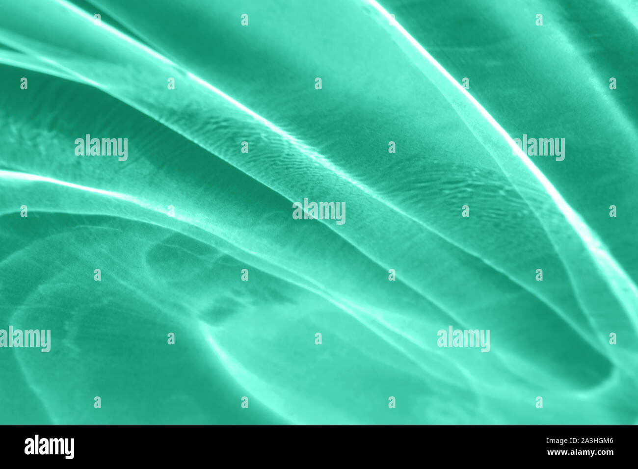 Trendy mint colored abstract background with light and shadows caustic ...