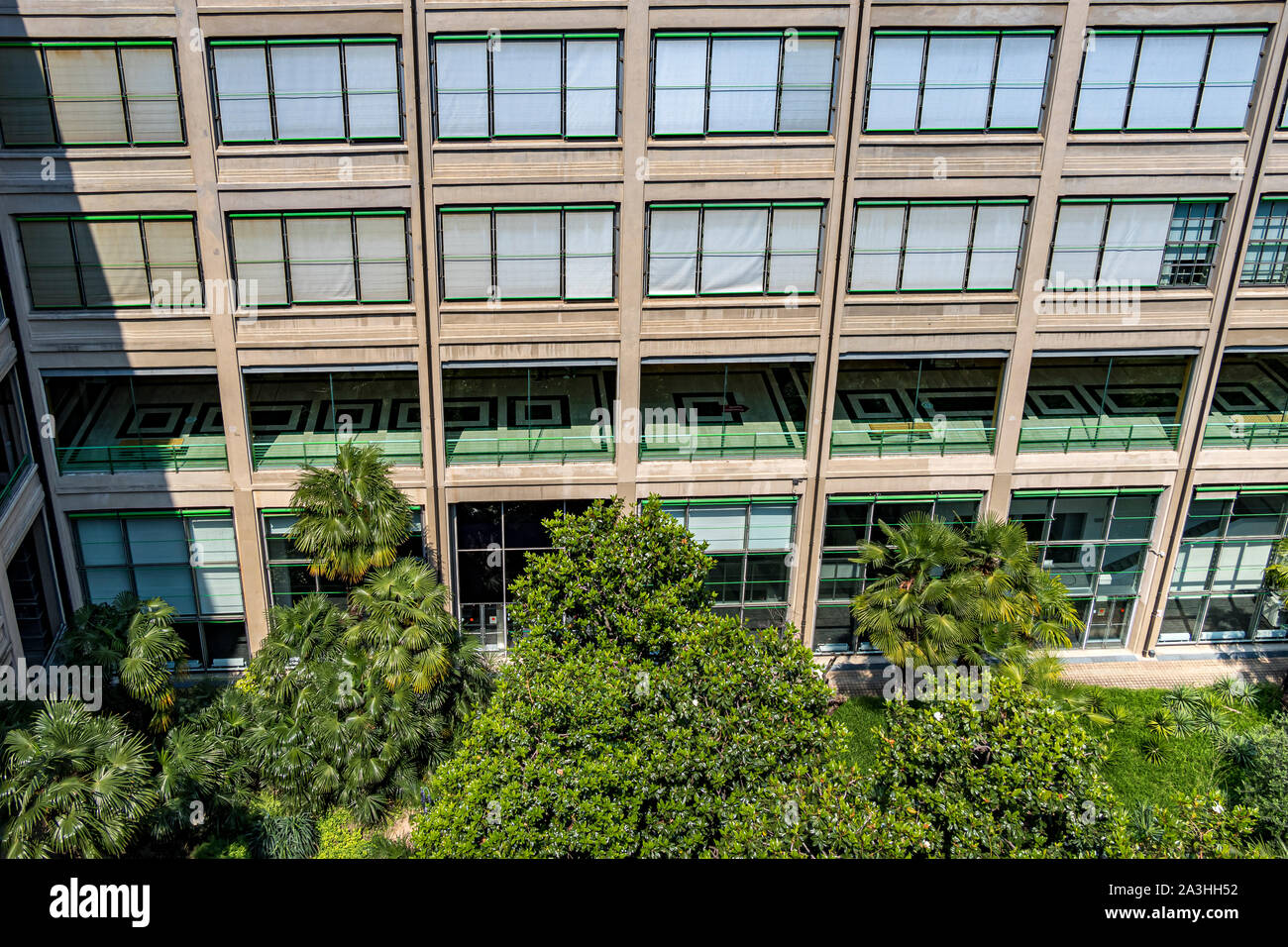 The Lingotto building built by FIAT the Italian car manufacturer ,now a ...