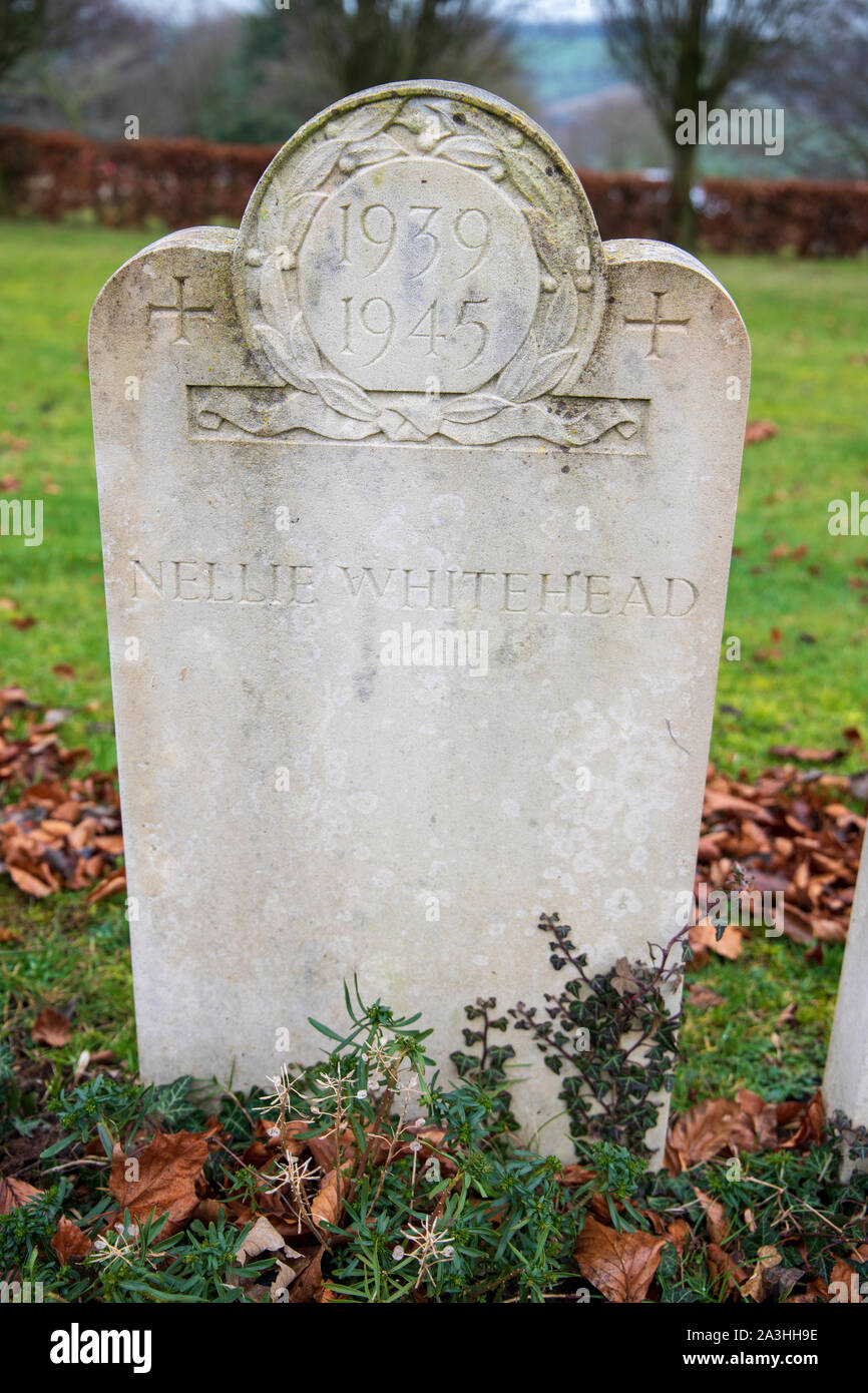 The 1939-1945 Bath Air Raid Grave of Ellen Madeline Emily Whitehead at ...