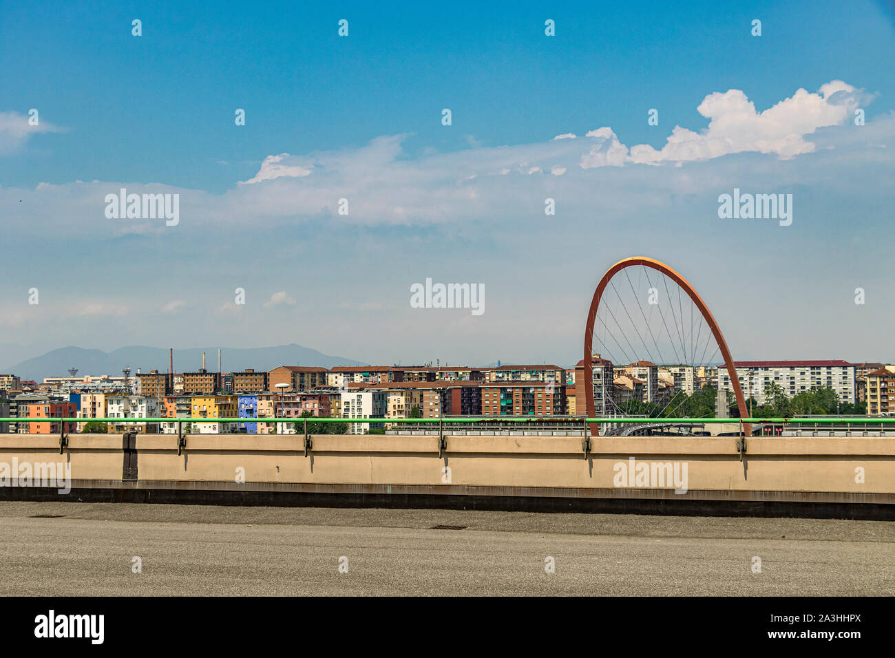 The FIAT rooftop test track on top of the Lingotto building ,now a ...
