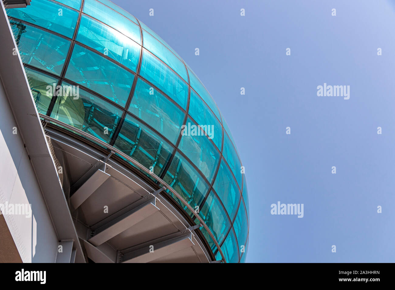 Glass control tower and helipad on the FIAT rooftop test track on top ...