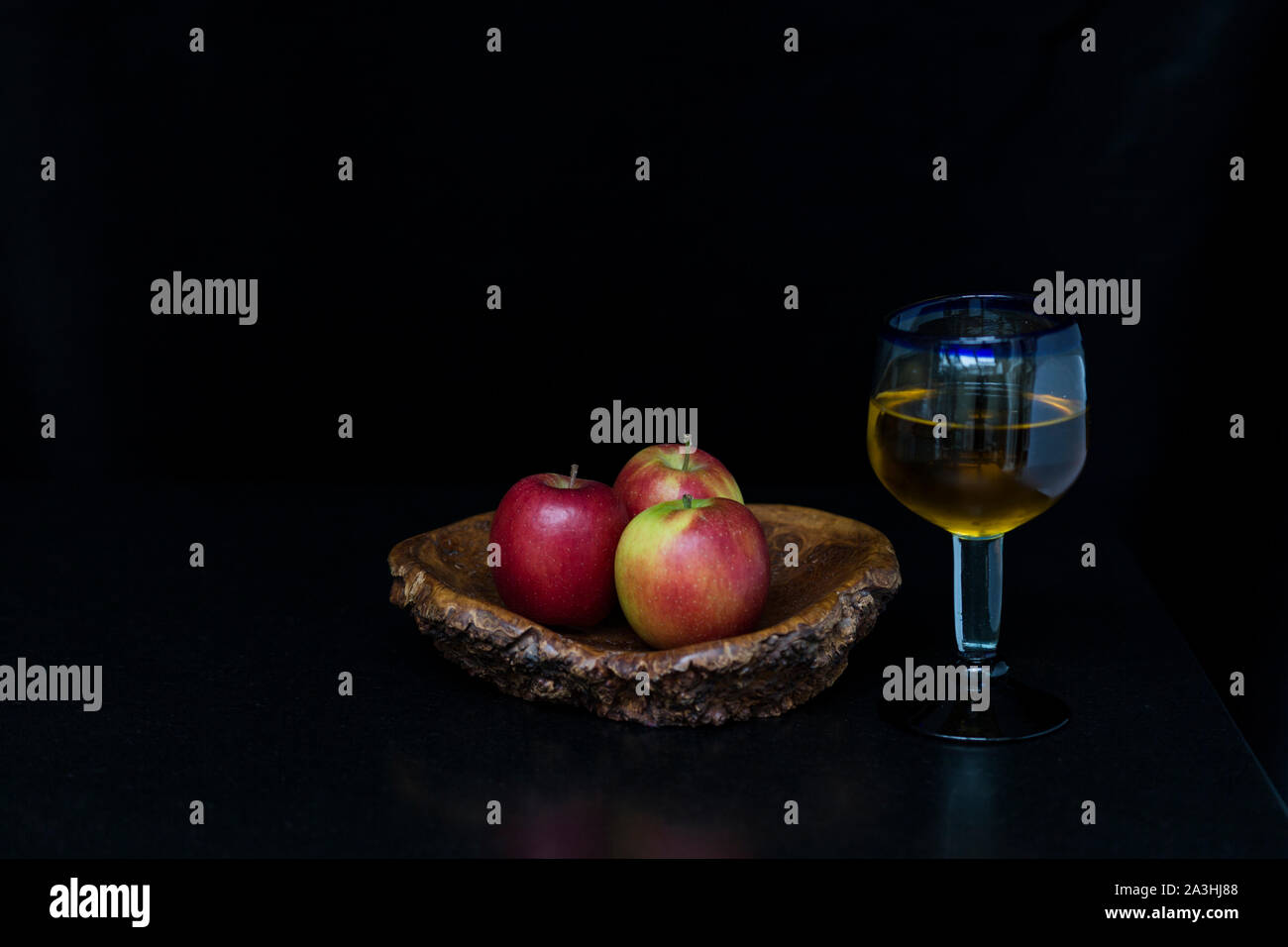 Low key fruit arrangement Stock Photo - Alamy