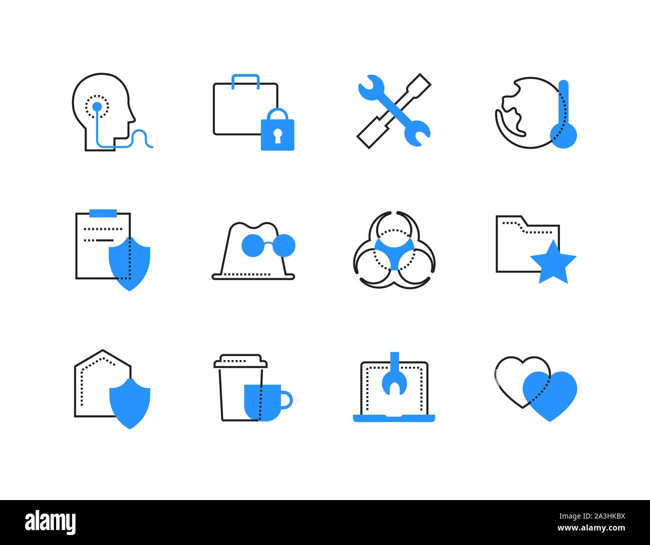 Home services line icons Stock Vector Images - Alamy