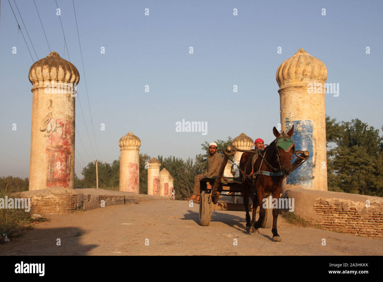 The Chuha Gujar Bridge stands above Bara River and near the Chuha Gujar ...