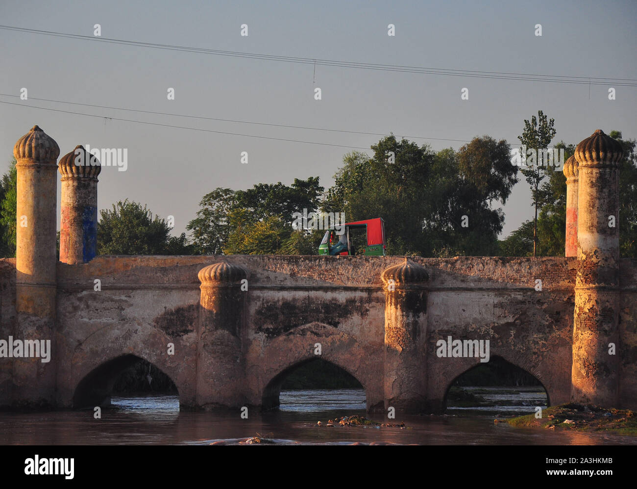 The Chuha Gujar Bridge stands above Bara River and near the Chuha Gujar ...