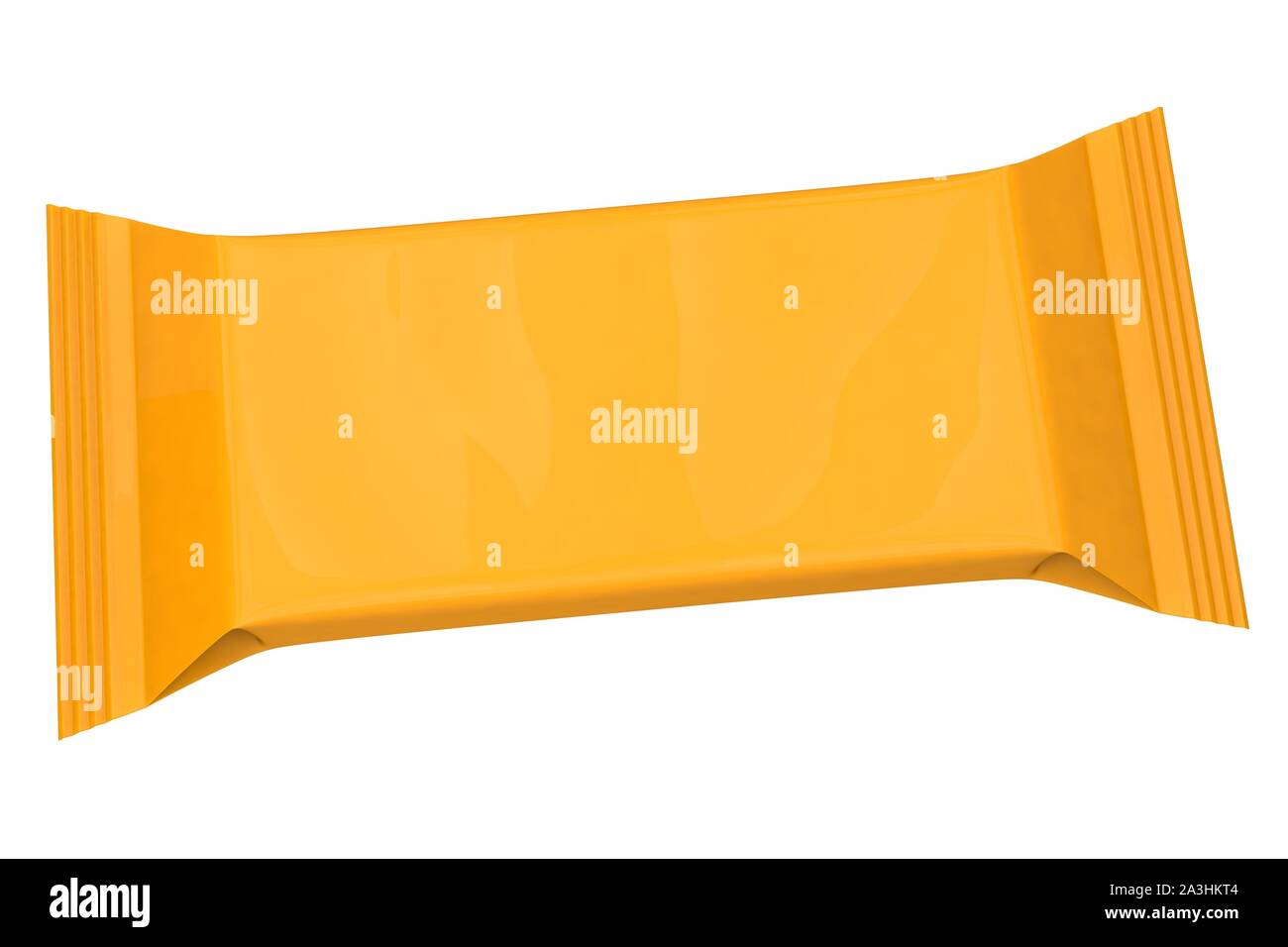 yellow packaging on a white background Stock Photo - Alamy