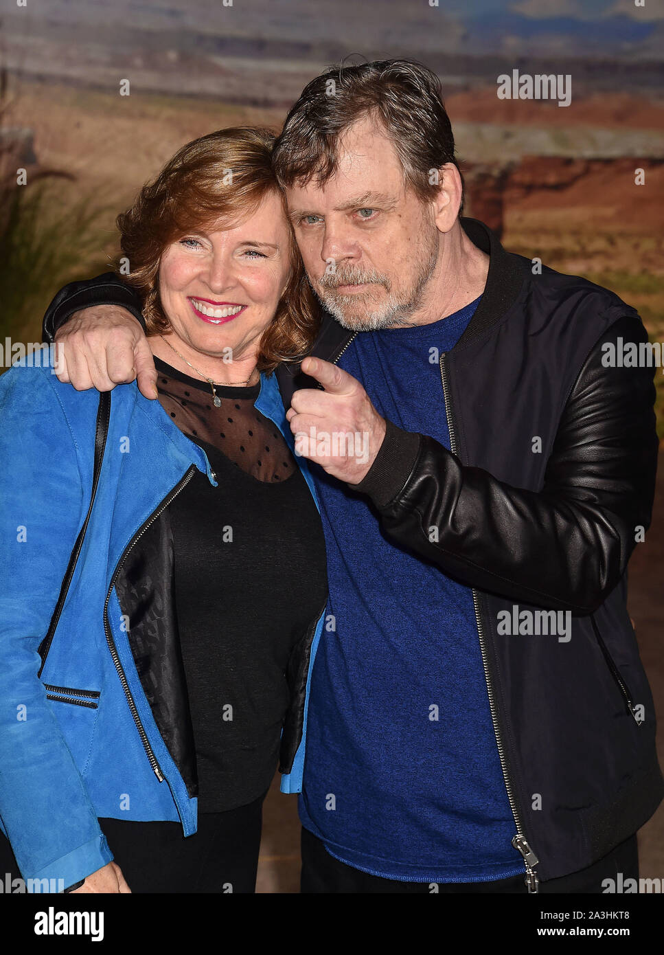 WESTWOOD, CA - OCTOBER 07: Marilou York and Mark Hamill attend the ...