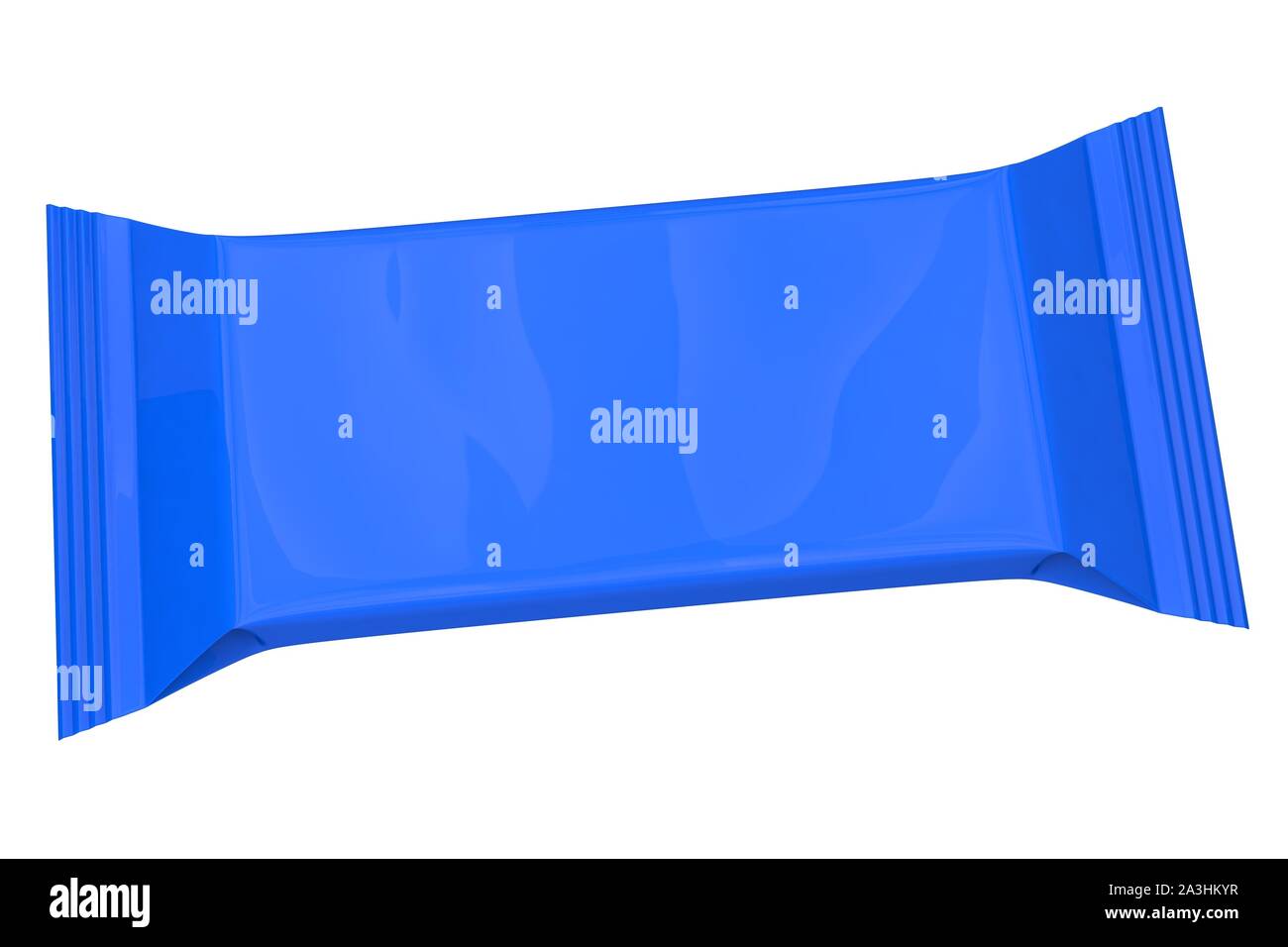 blue packaging on a white background Stock Photo - Alamy