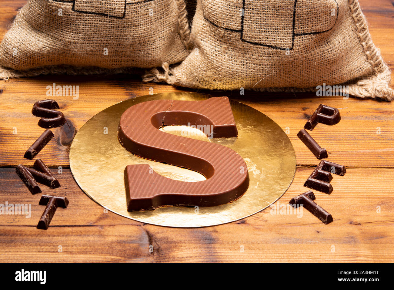 Celebration of Saint Nicholas, patron saint of children in Netherlands ...