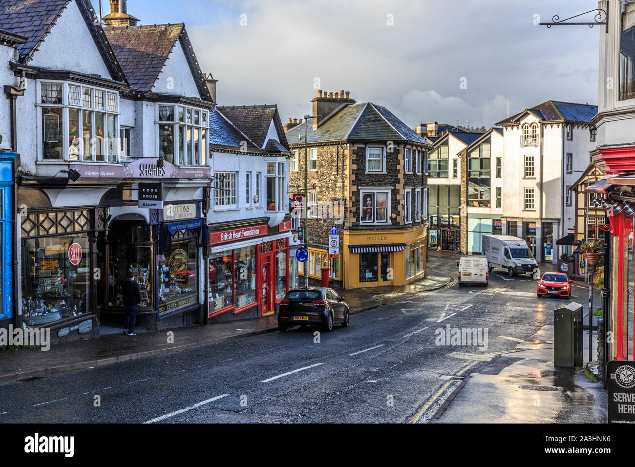 bowness on windermere, lake district national park, cumbria, england ...