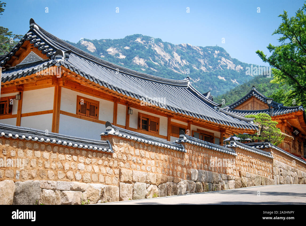 Traditional south korean tree hi-res stock photography and images - Alamy