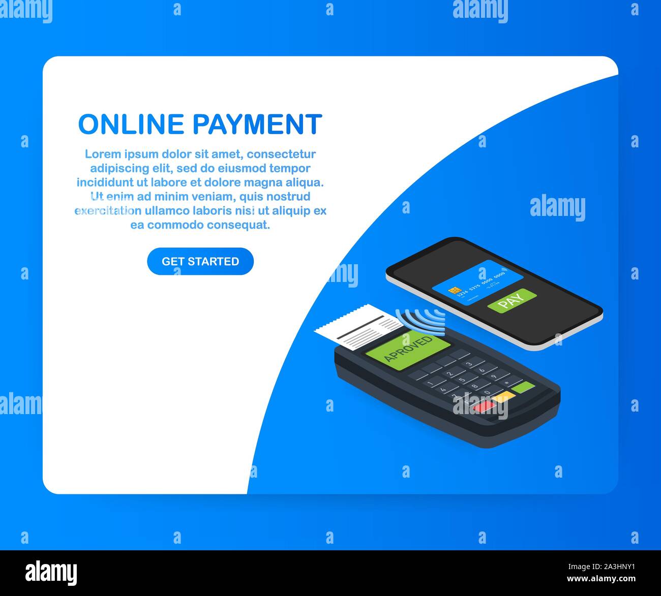 Isometric online payment online concept. Internet payments, protection ...