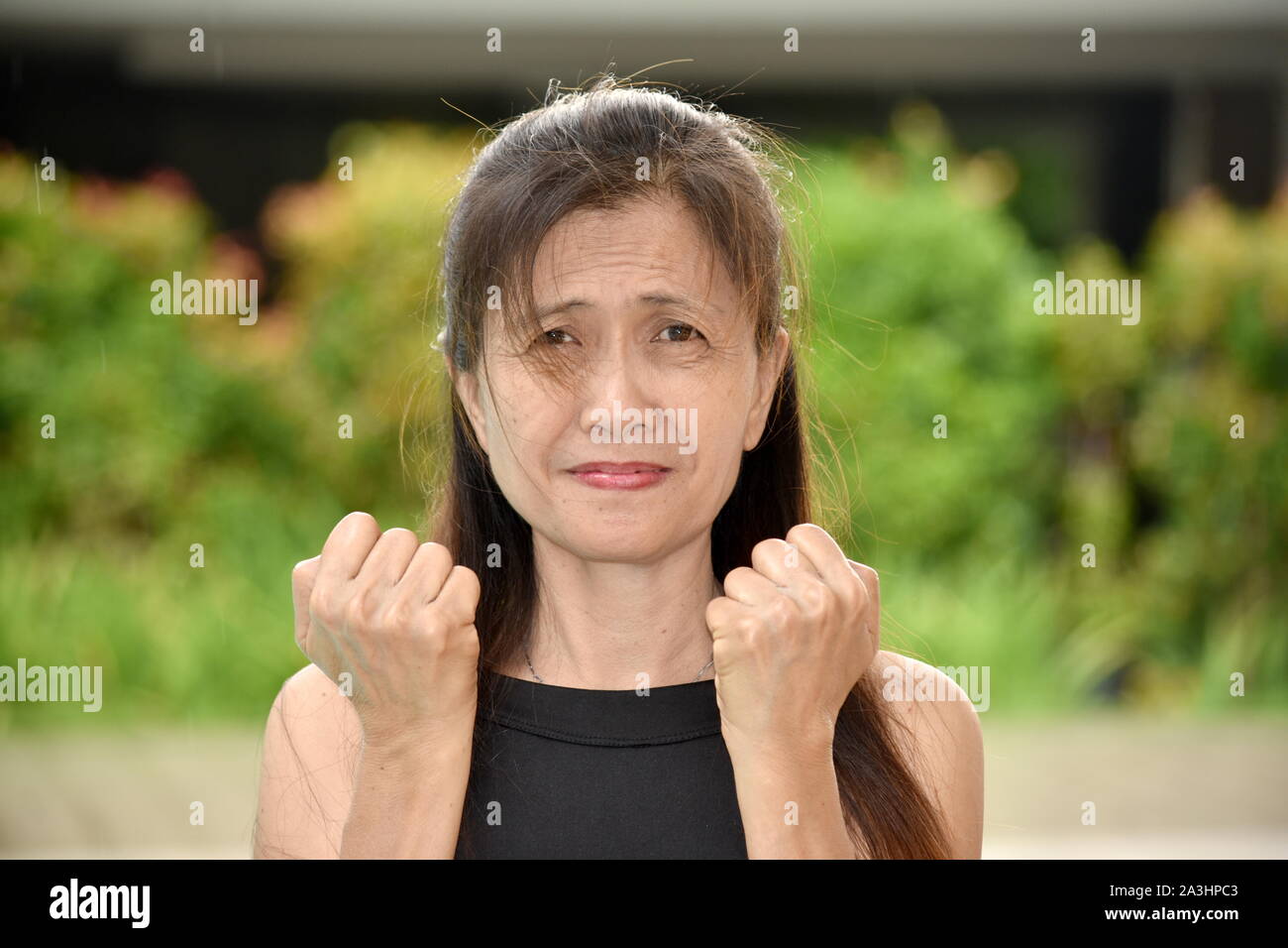 An Upset Diverse Person Stock Photo - Alamy