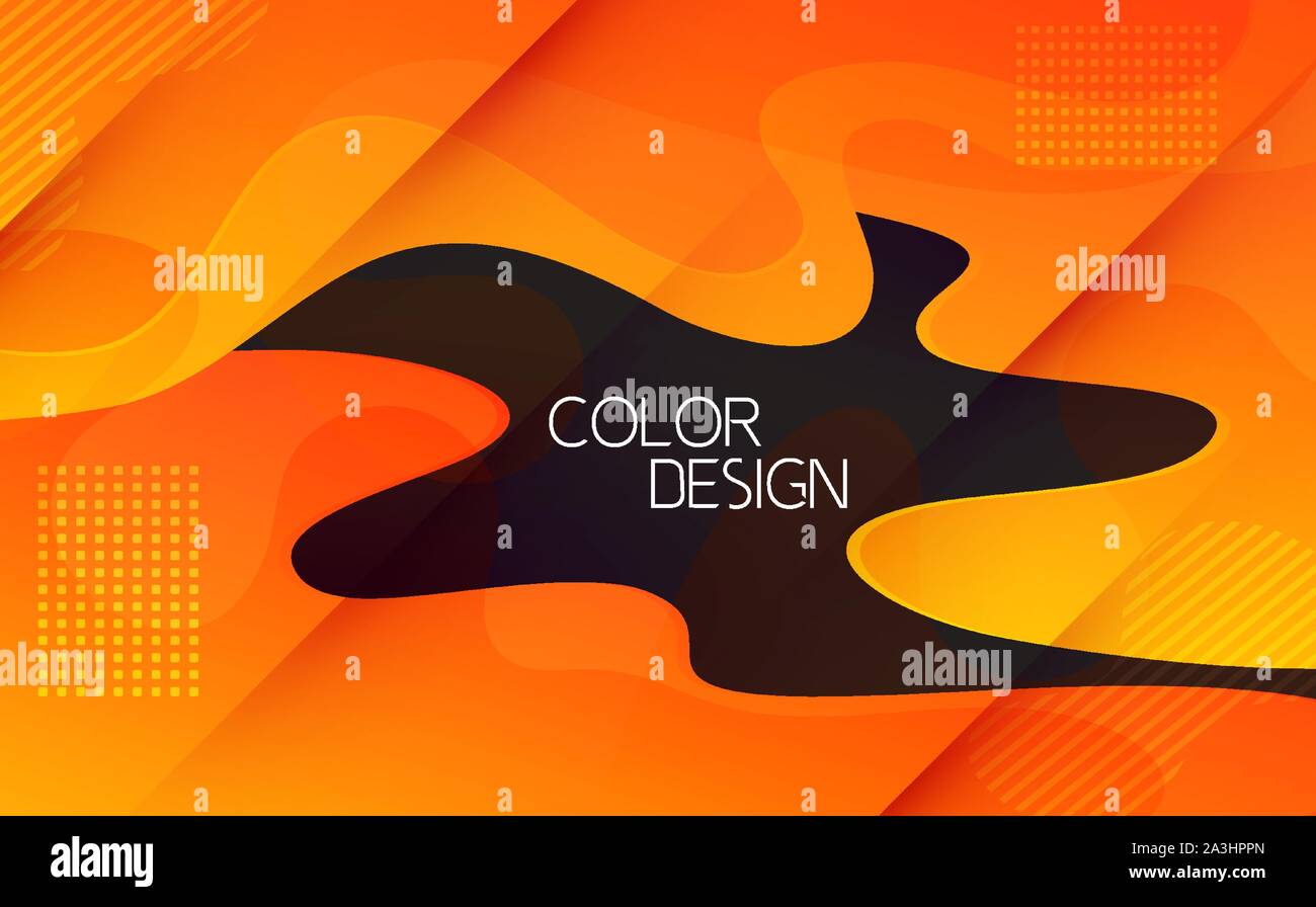 Moving colorful abstract background. Dynamic Effect. Vector ...