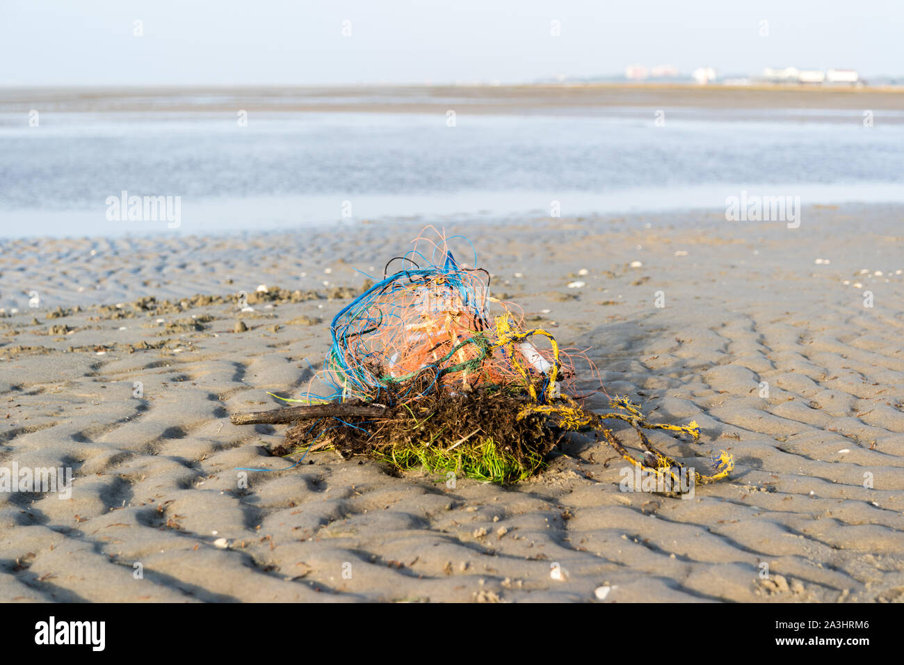 Plastic garbage on the beach Stock Photo - Alamy