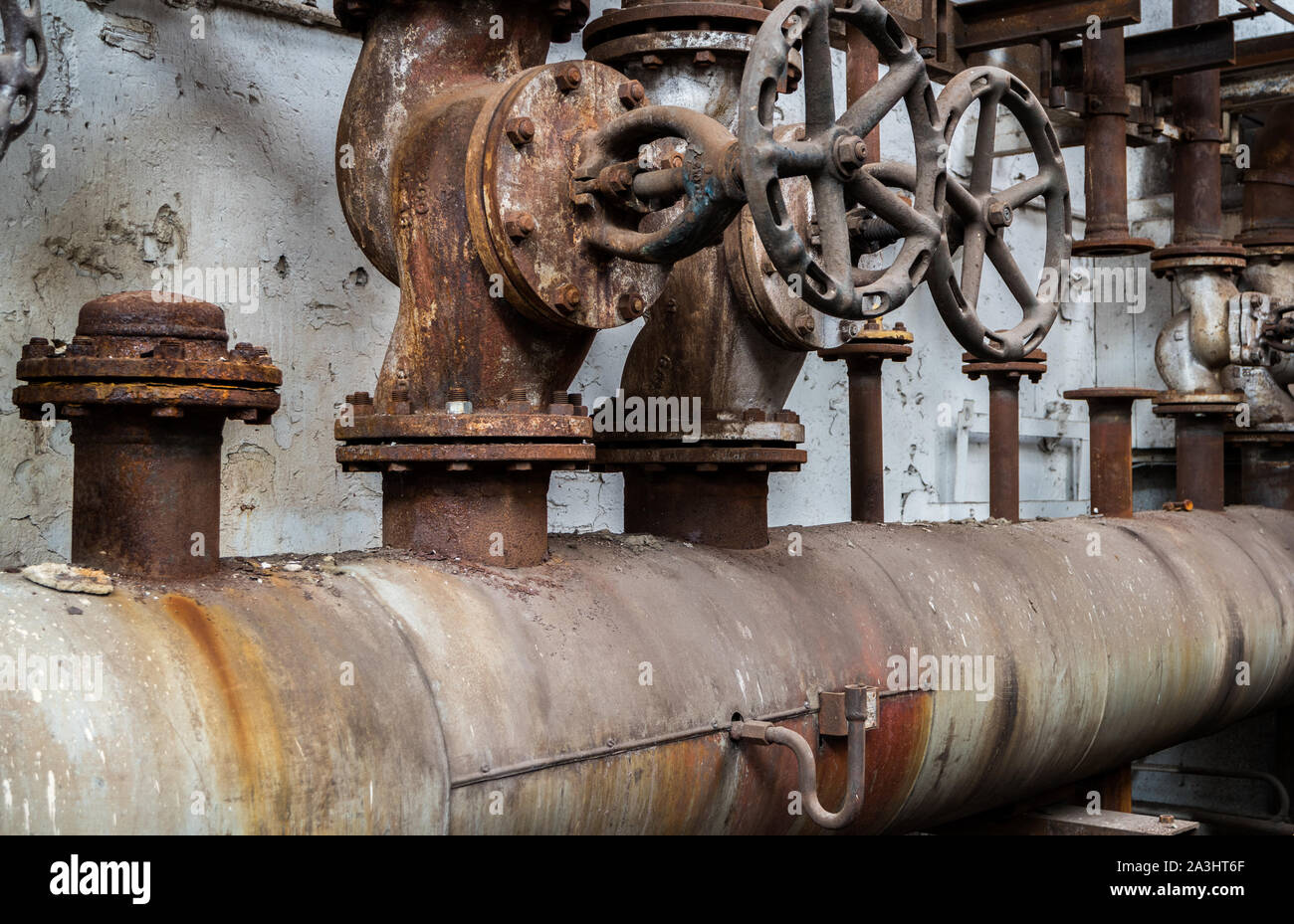 old rust Valve Pipeline Stock Photo - Alamy