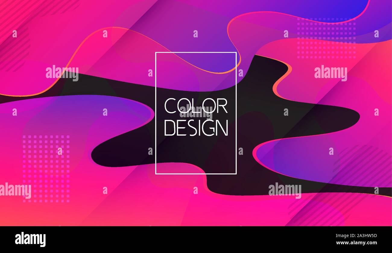 Moving colorful abstract background. Dynamic Effect. Vector ...