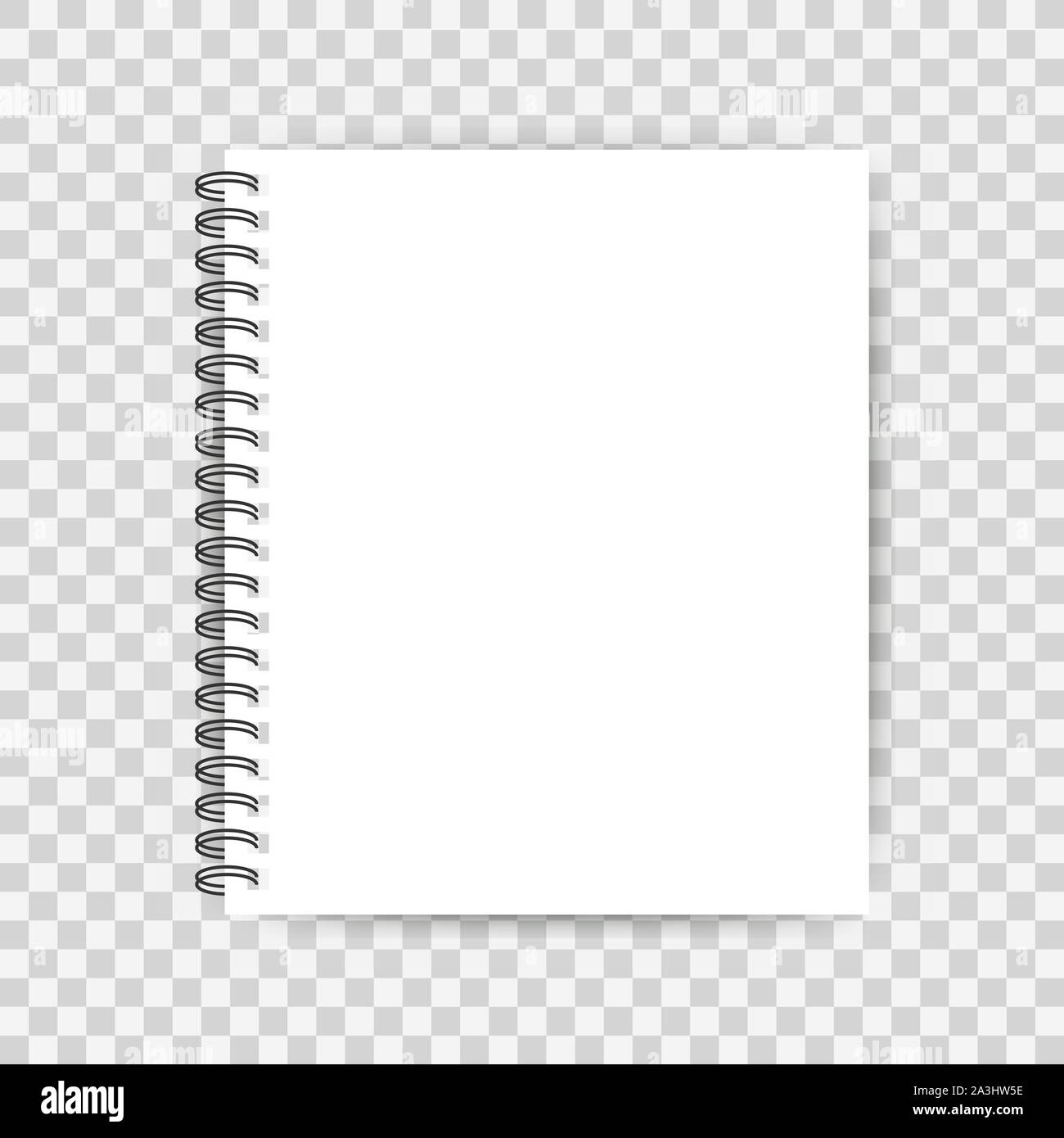 Notebook mockup, with place for your image, text or corporate identity ...