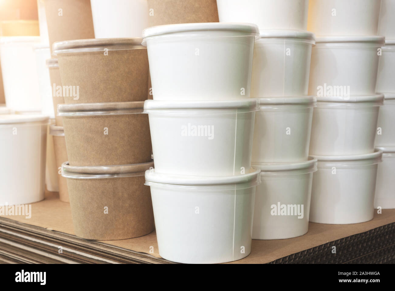 Biodegradable glass make from nature Stock Photo - Alamy