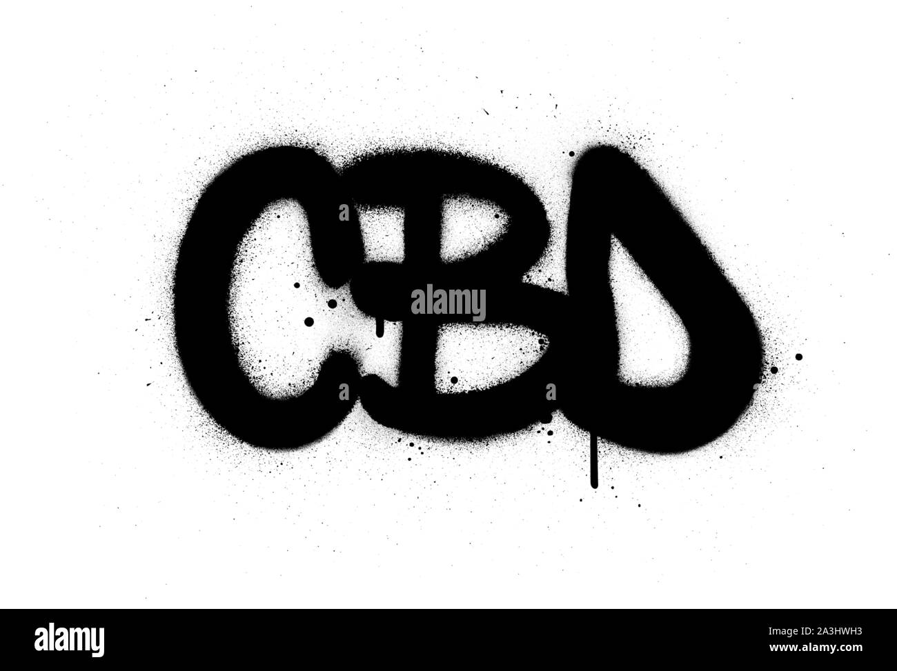 Cannabis font vector vectors hi-res stock photography and images - Alamy