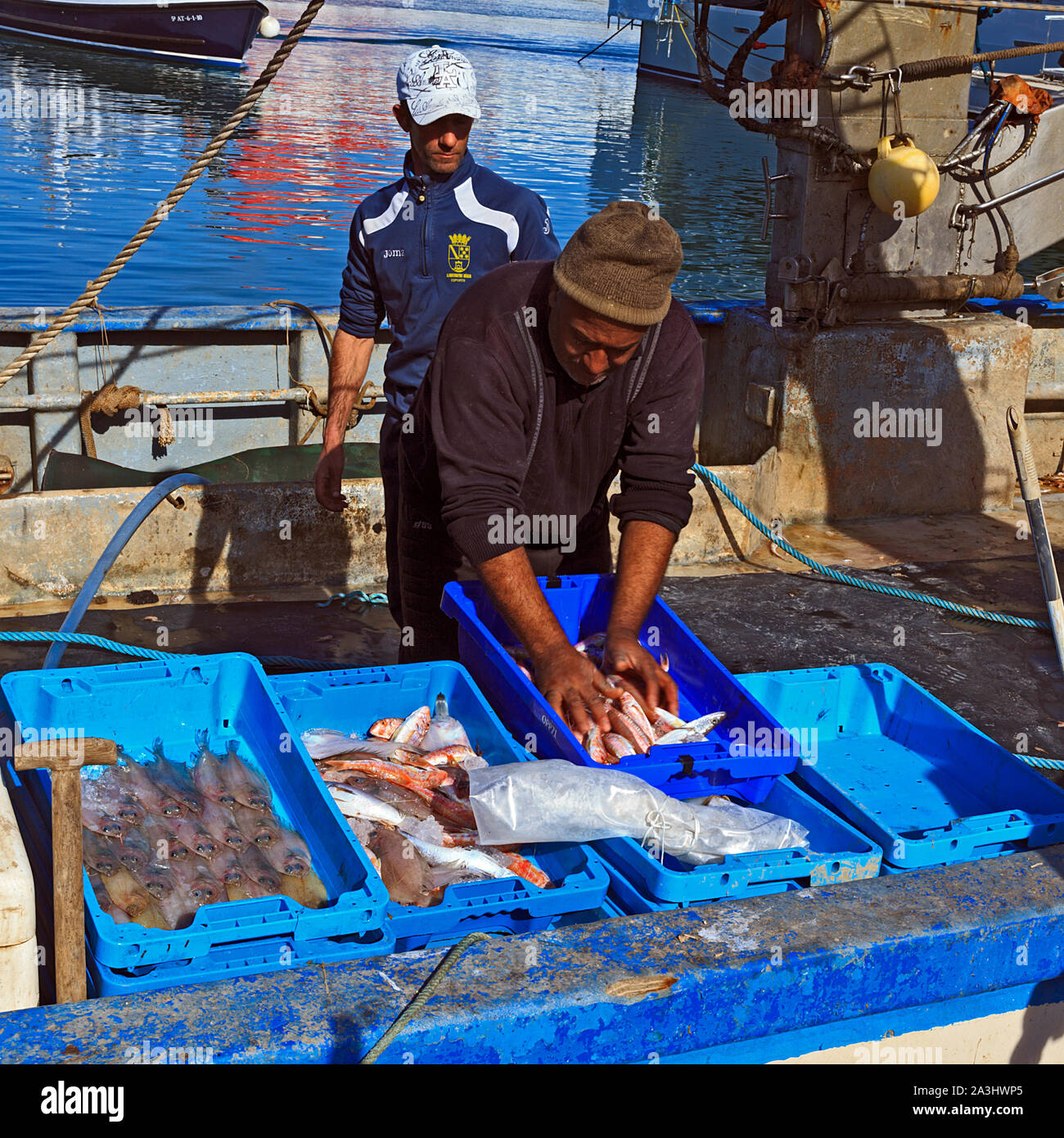 Checking fishing boat hi-res stock photography and images - Alamy