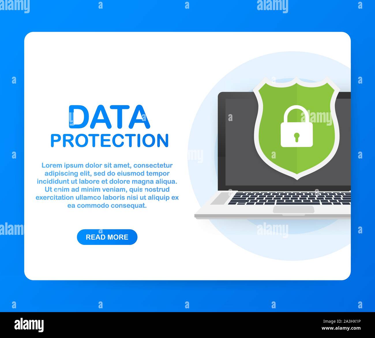 Data Protection, privacy, and internet security. Vector stock ...