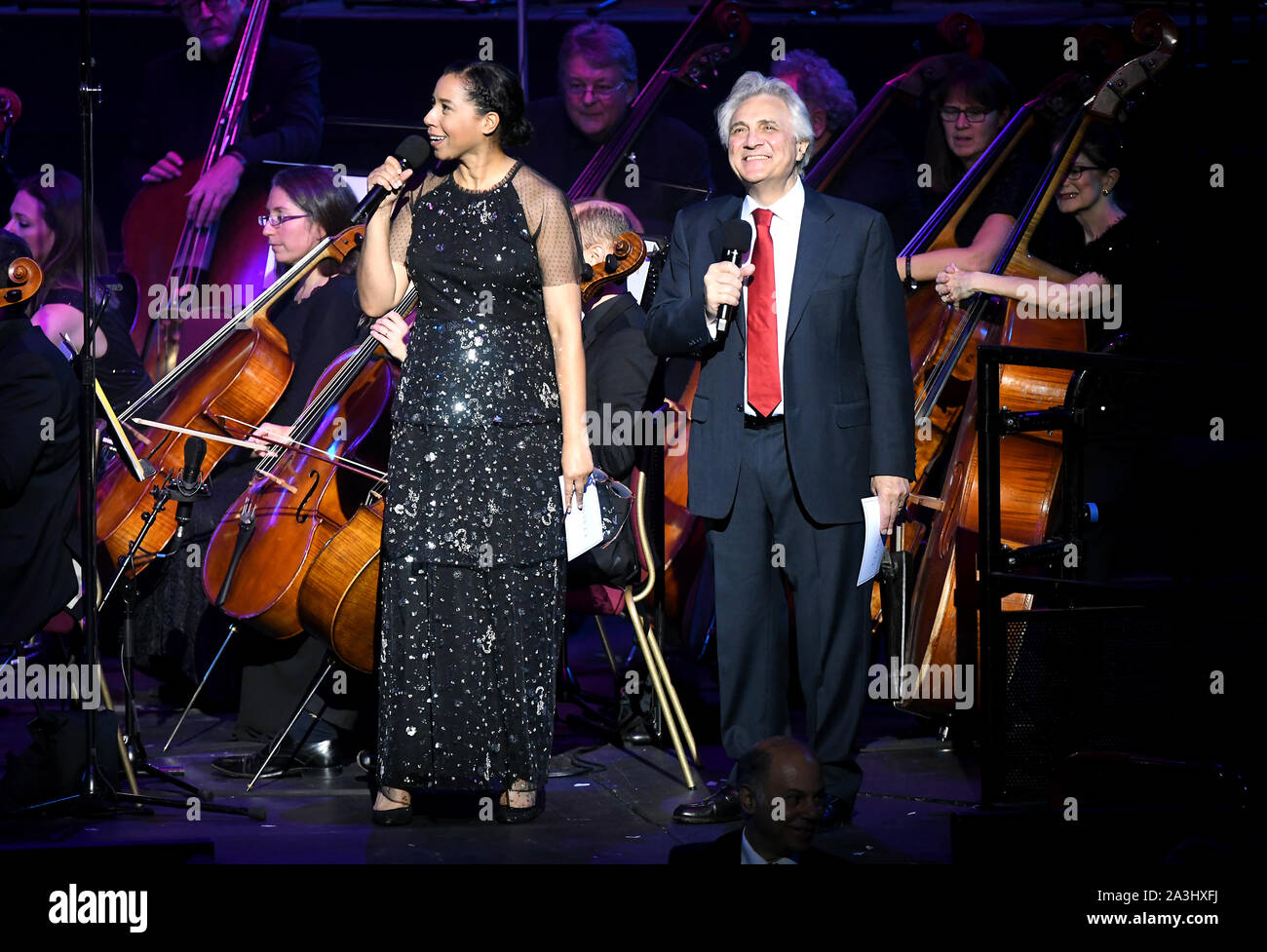 Classic FM presenters Margherita Taylor and John Suchet at Classic FM ...