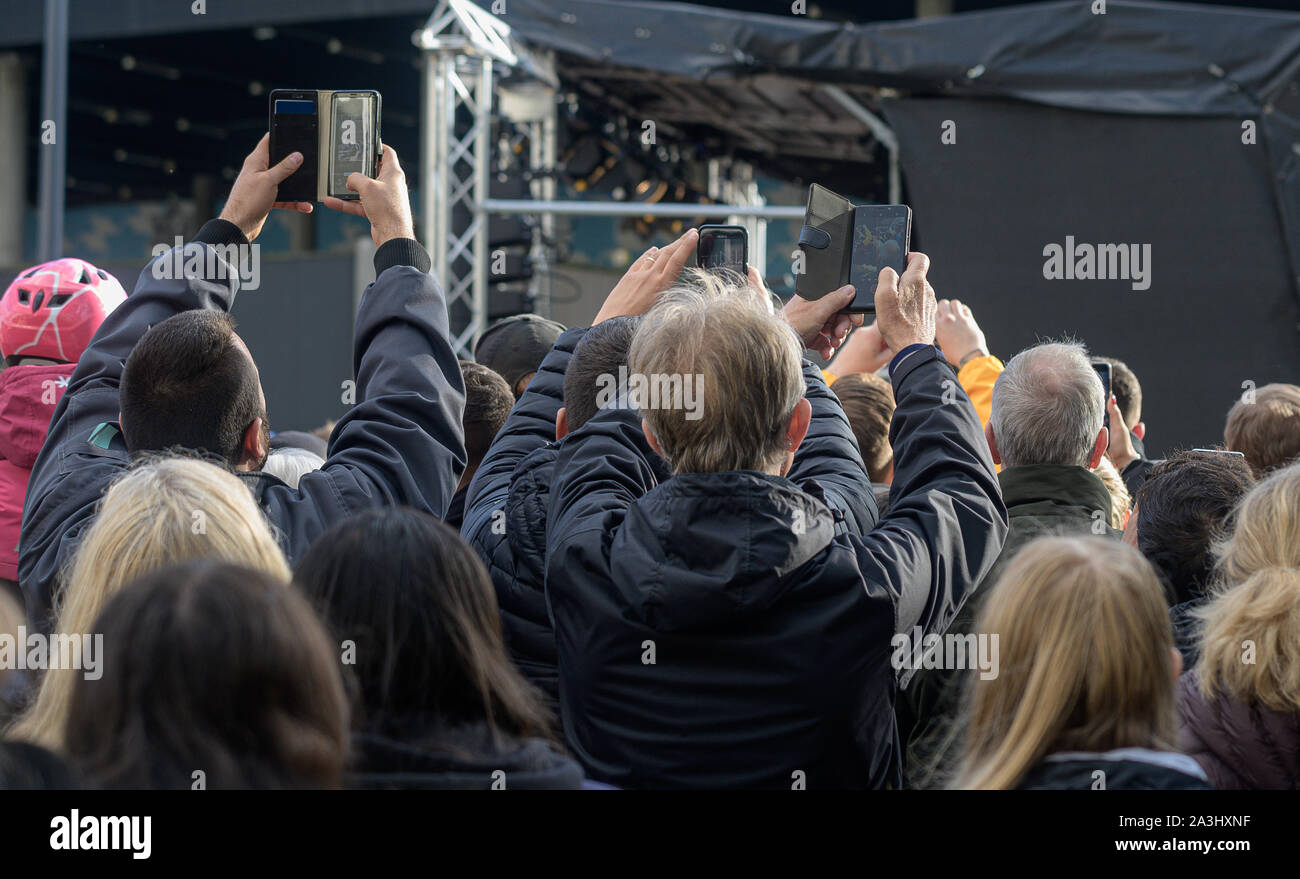 Malmö, Sweden. 8th Oct, 2019. Swedish soccer player Zlatan Ibrahimovic ...