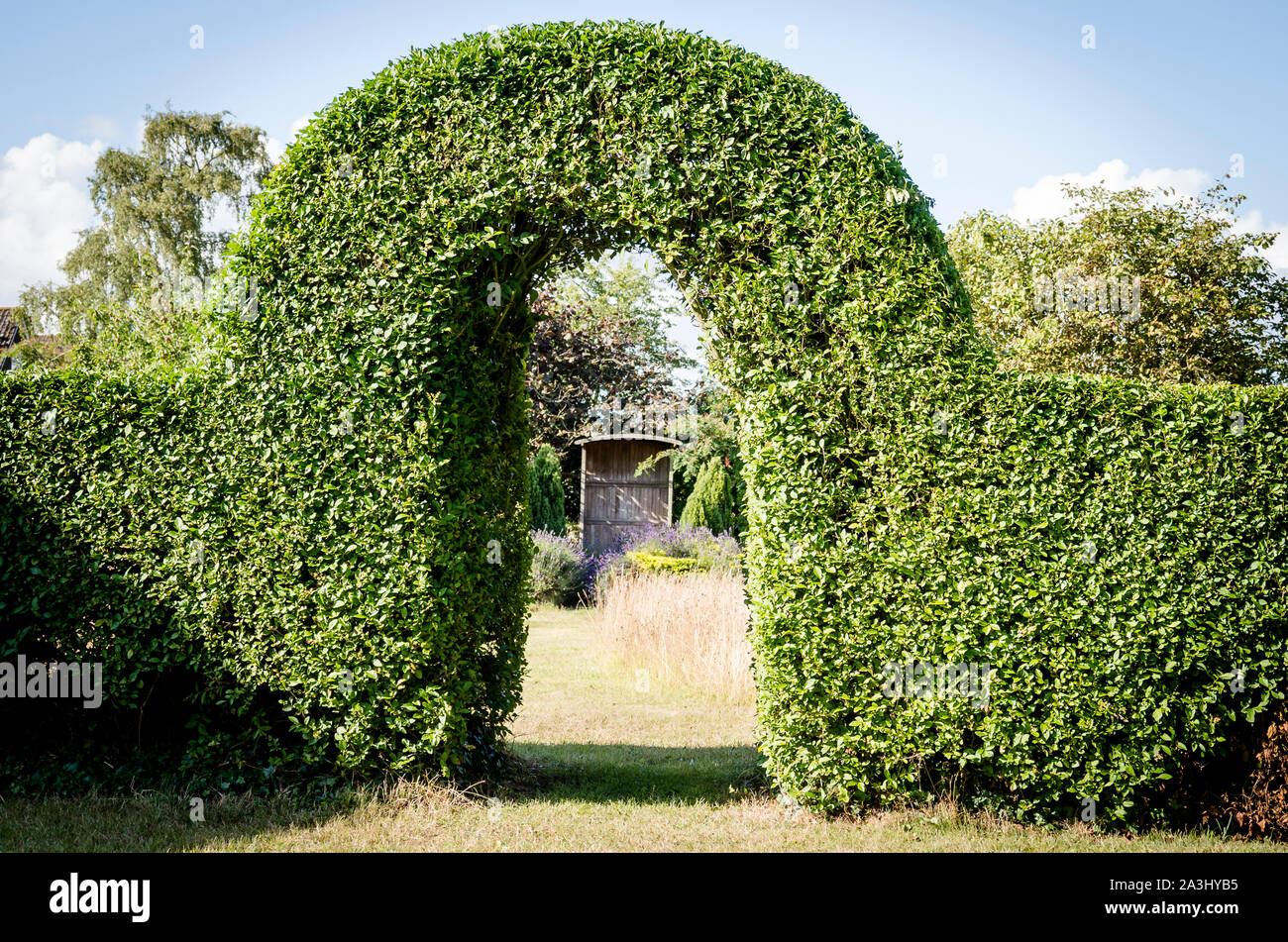 Opening in hedge hi-res stock photography and images - Alamy