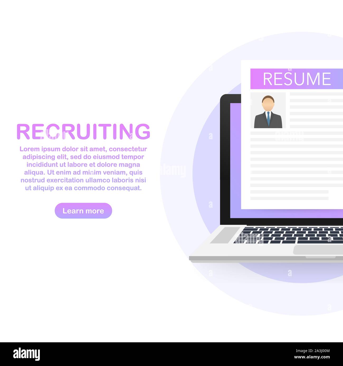 Recruitment concept. Hire workers, choice employers search team for job ...