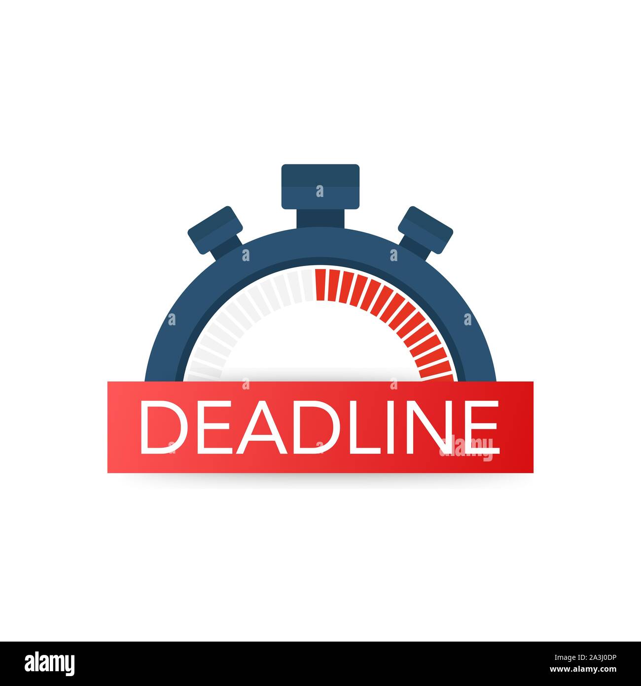 Dates and Deadlines icon. Time icon. Lack of time concept. Vector stock ...