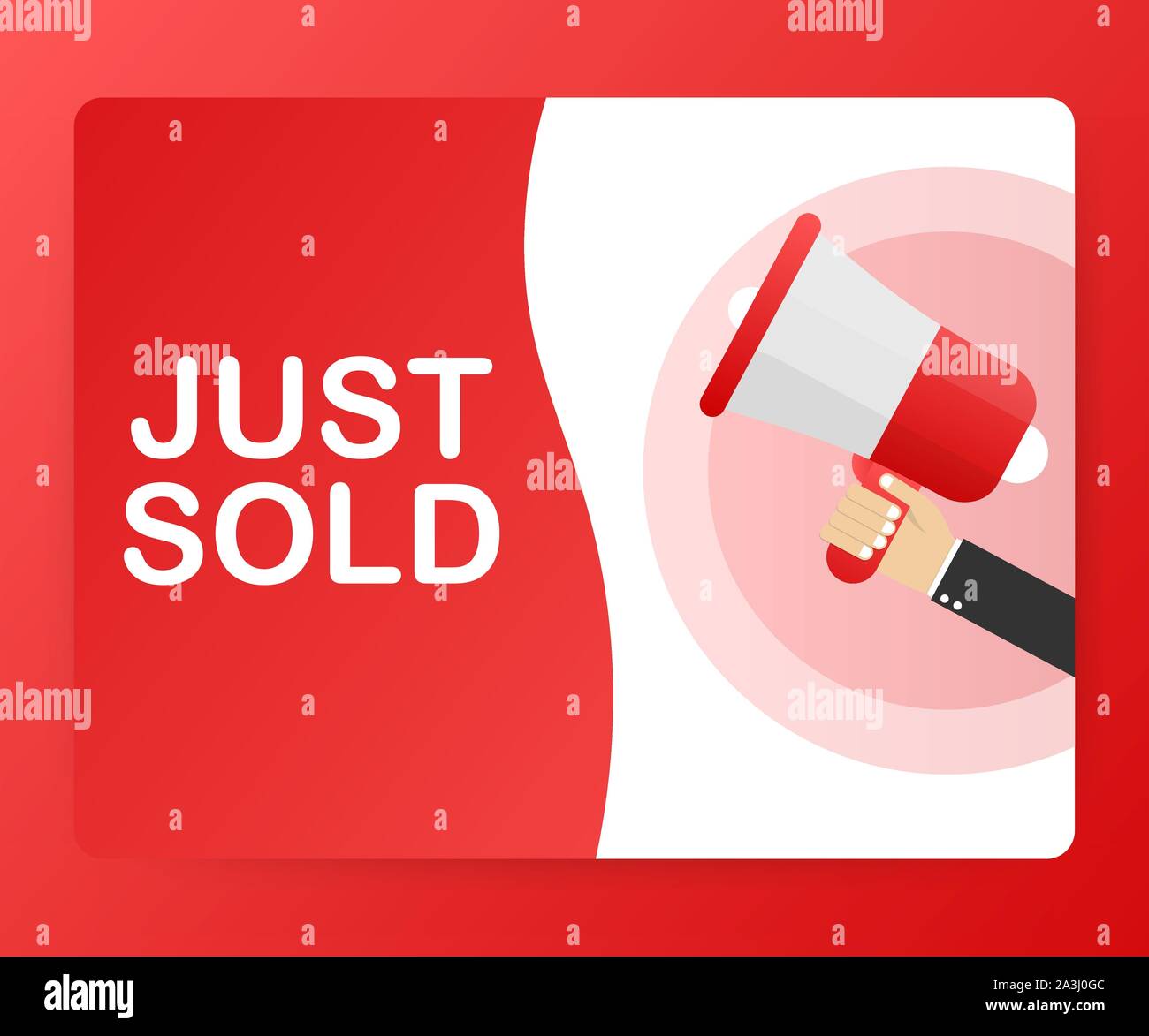 Just sold vector vectors hi-res stock photography and images - Alamy