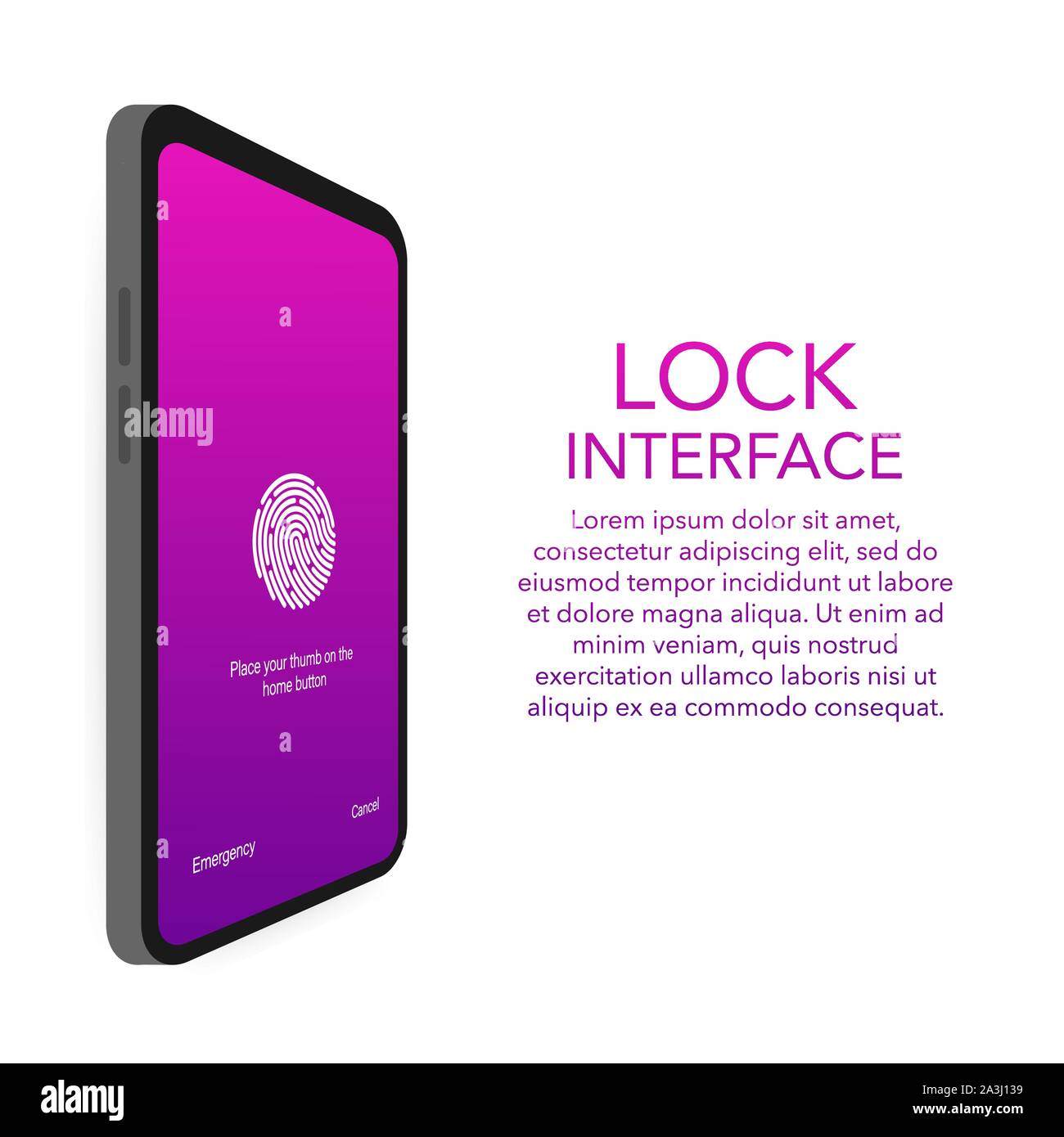 Screen lock authentication password smartphone background template ...
