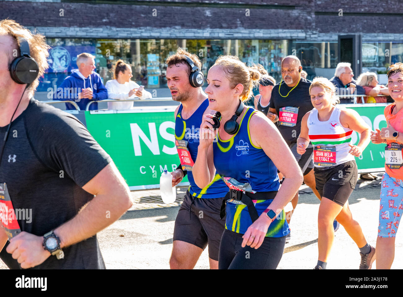 Cardiff Half Marathon: Runners and crowds raise money for charity ...