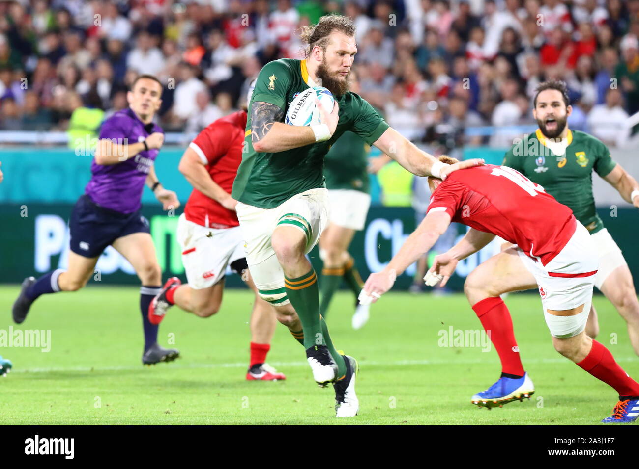Kobe, Hyogo, Japan. 8th Oct, 2019. RG Snyman (RSA) Rugby : 2019 Rugby ...