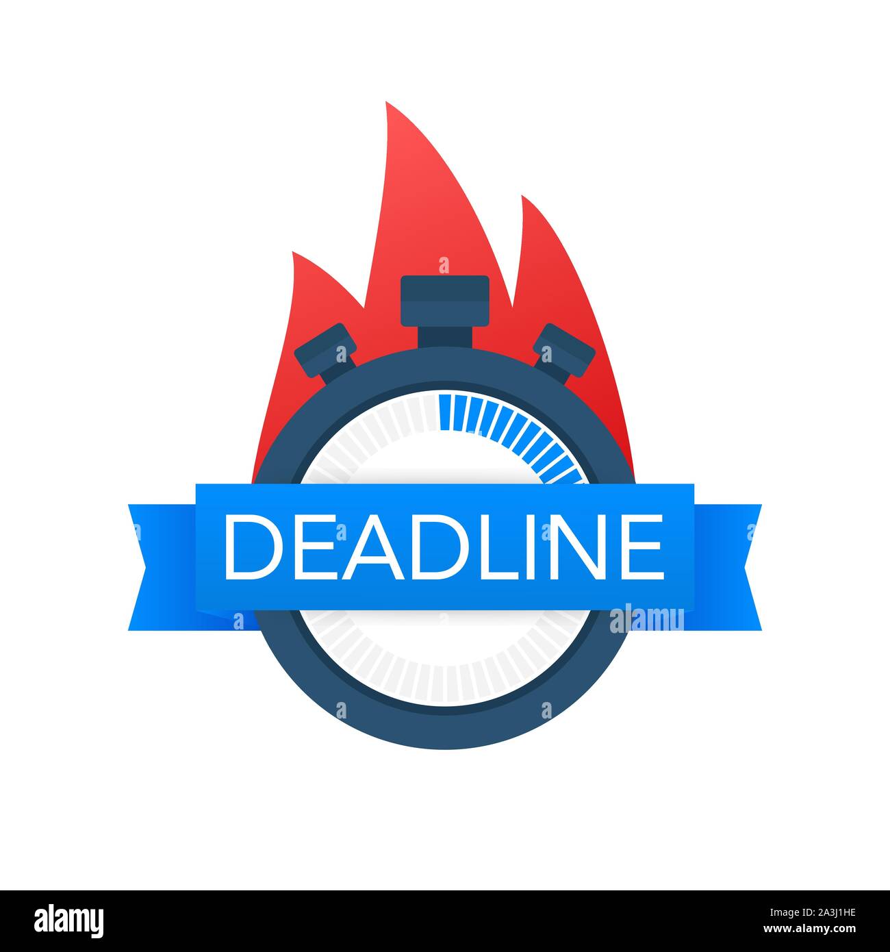 Dates and Deadlines icon. Time icon. Lack of time concept. Vector stock ...