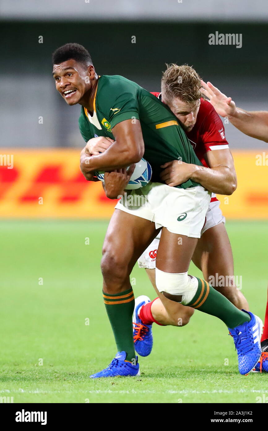 Kobe, Hyogo, Japan. 8th Oct, 2019. Damian Willemse (RSA) Rugby : 2019 ...