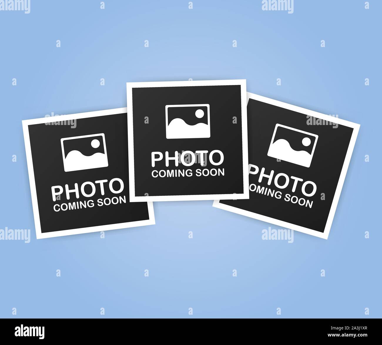Photo coming soon. Picture frame. Vector stock illustration Stock ...