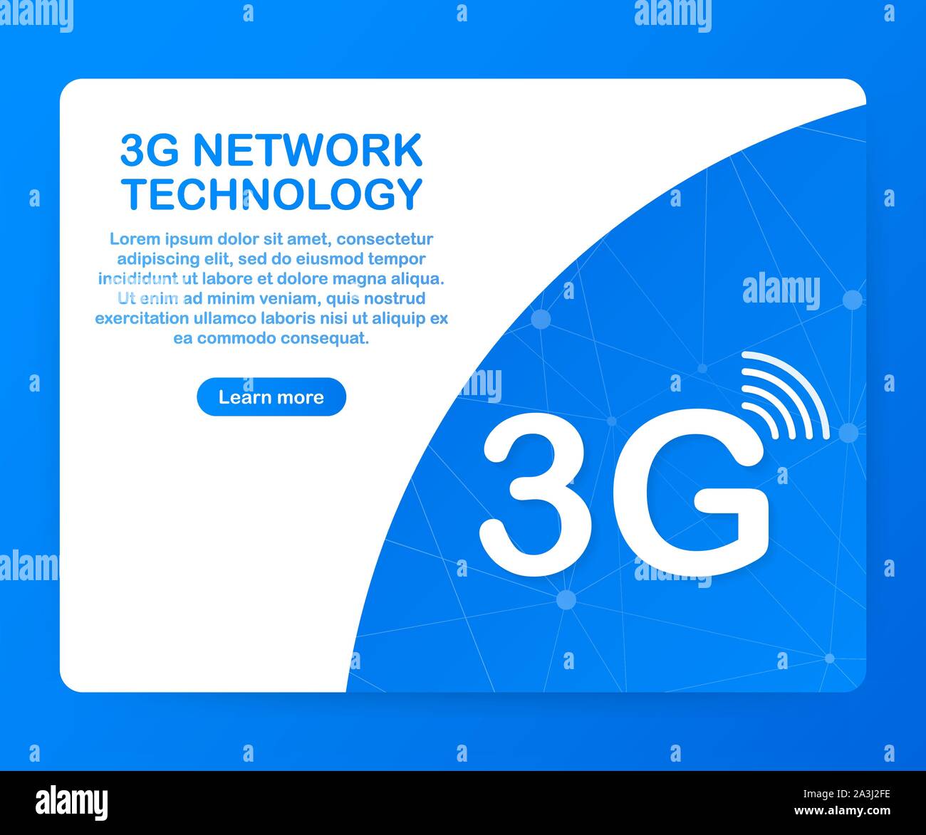 3g network technology. Wireless mobile telecommunication service ...