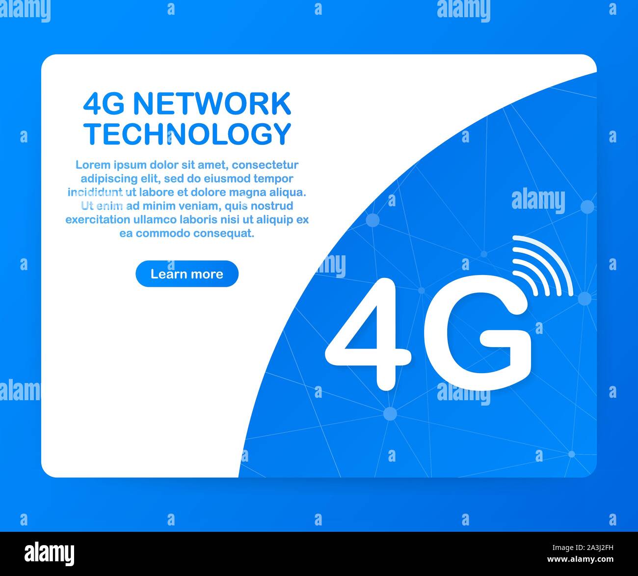 4g network technology. Wireless mobile telecommunication service ...