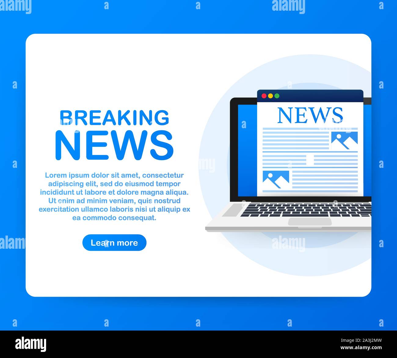 News background, breaking news, vector infographic with news theme ...