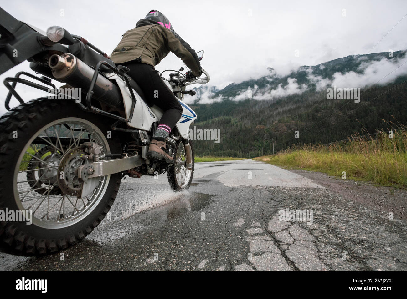 Motorcycles countryside hi-res stock photography and images - Alamy