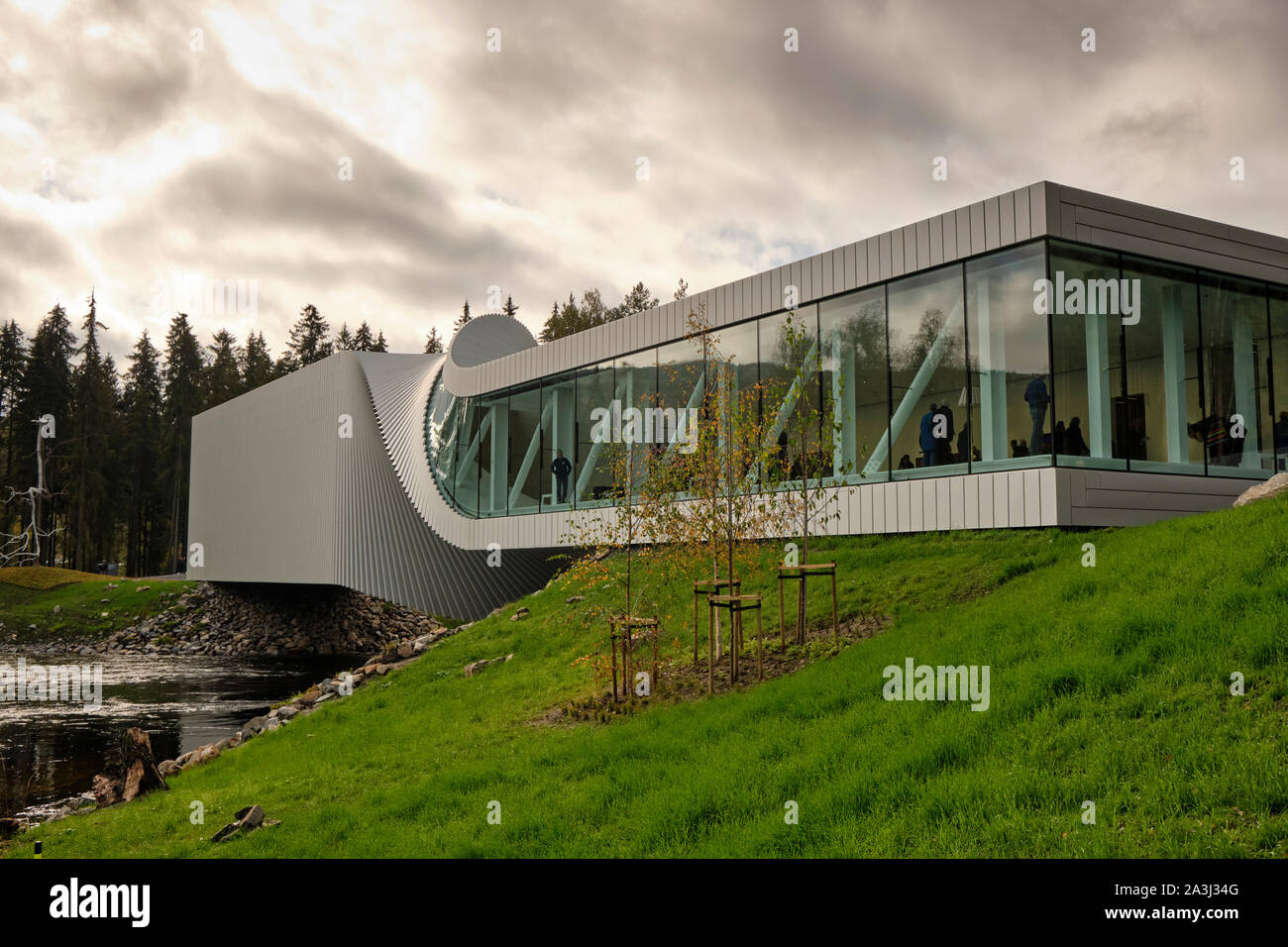 Jevnaker, Norway - September 29 2019: The Twist Museum is now open for ...