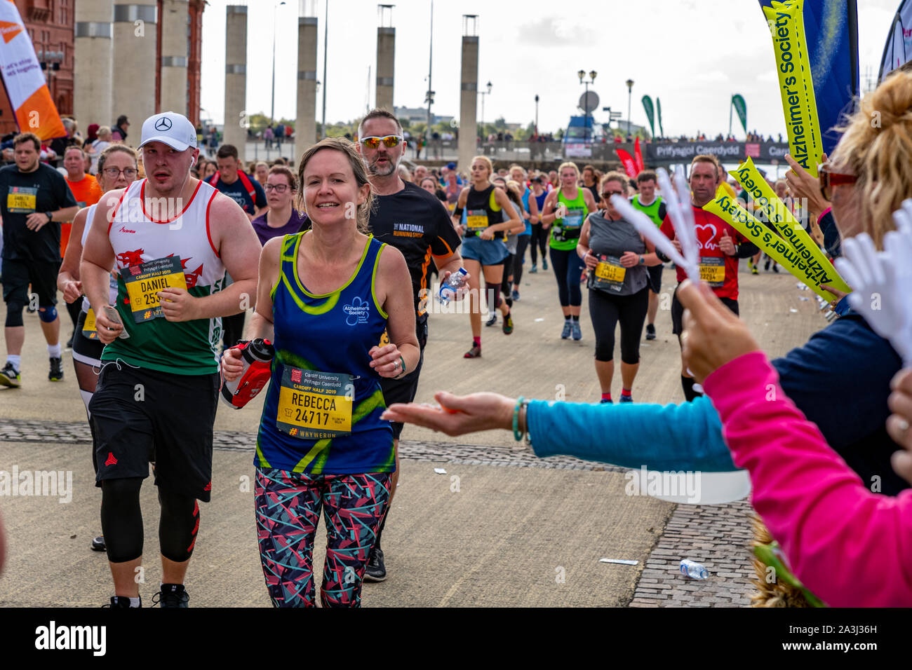 Cardiff Half Marathon 2019: Runners and crowds taking part in annual event around the Welsh ...