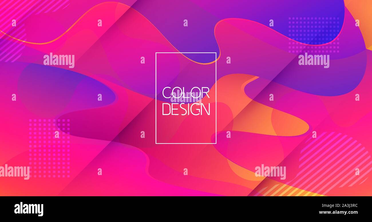 Moving colorful abstract background. Dynamic Effect. Vector ...