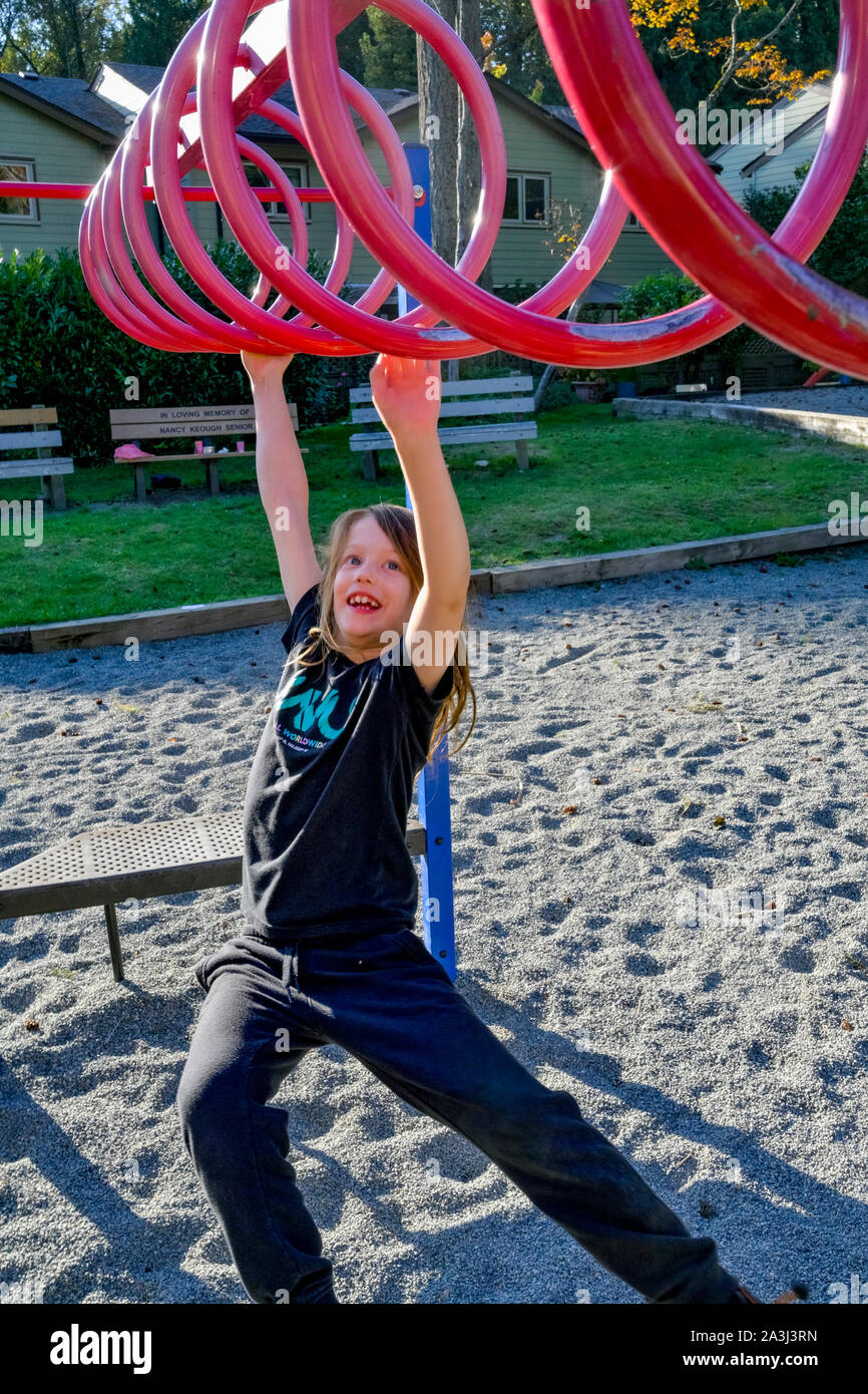 Child Playground Rings High Resolution Stock Photography and Images - Alamy